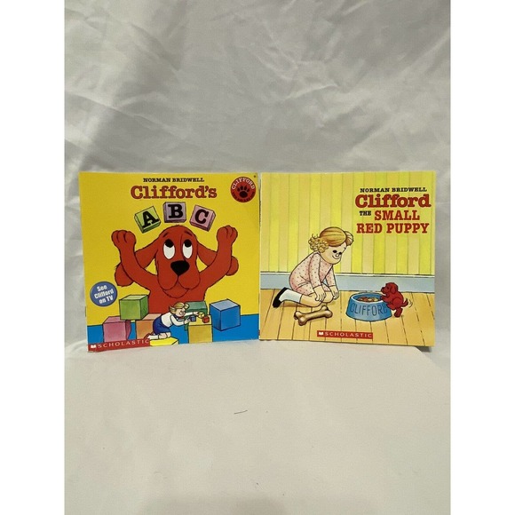 Accents | Set Of 2 Clifford The Big Red Dog Books Cliffords Abc The ...